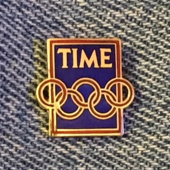 Olympic | Accessories | Time Olympic Media Pin | Poshmark